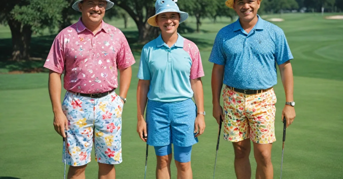 How to stand out on the green with funny golf outfits